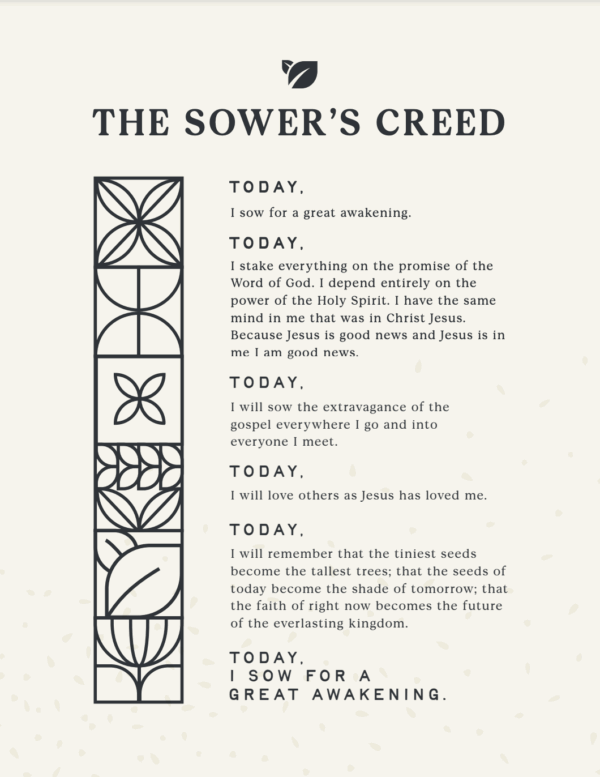 The Sower’s Creed – Digital Download – My Seedbed
